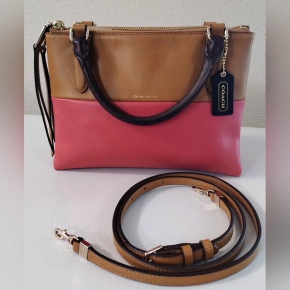 Coach | Bags | Coach Mini Borough Retro Color Block Crossbody Bag ...